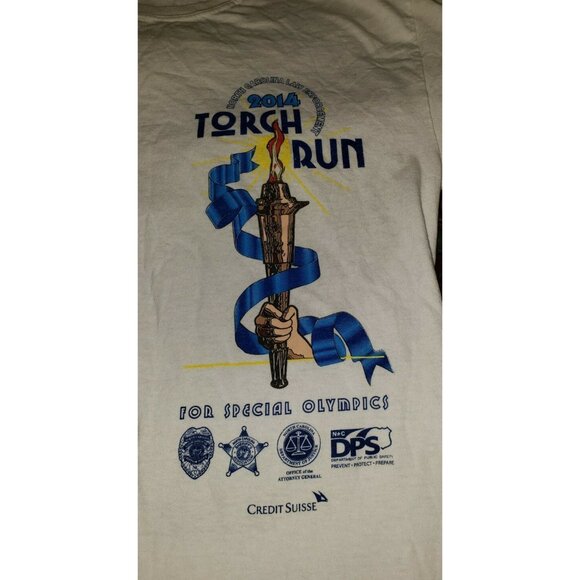 Giland | Shirts | 24 Nc Law Enforcement Torch Run White T Shirt Medium ...